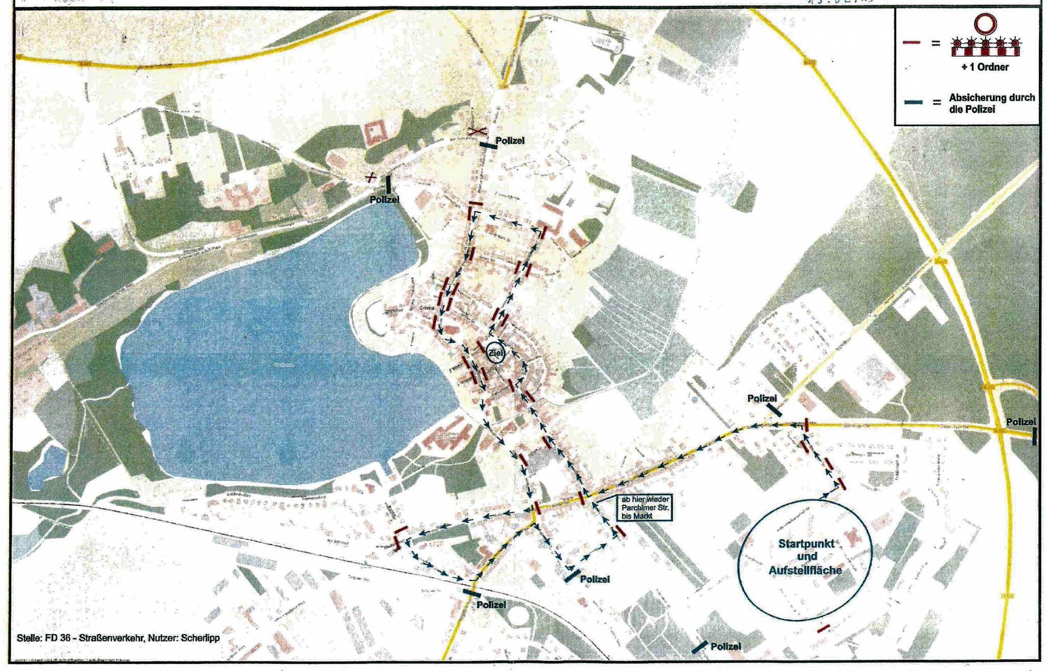 Neuer Lageplan - Crivitz
